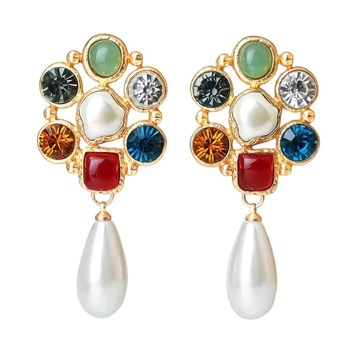 Pearl Multicolour Earrings – The Stylish Gift